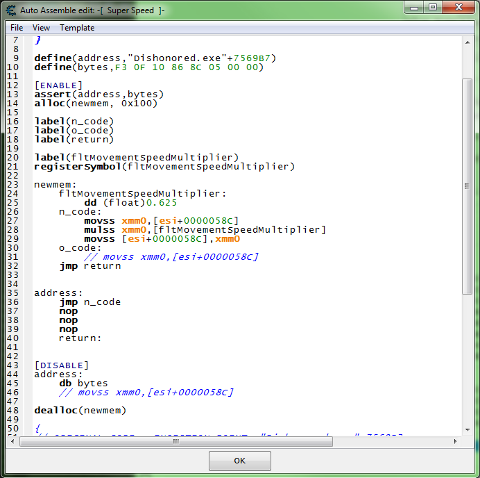 File:Tutorials.Dishonored.SuperSpeed.13.png - Cheat Engine