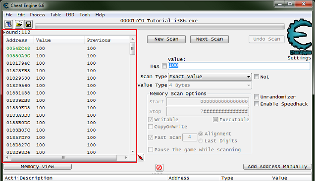 File:Tutorials.CETutorialx32.step02.03.png - Cheat Engine