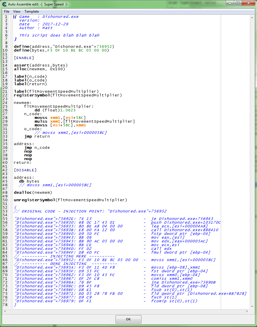 File:Tutorials.Dishonored.SuperSpeed.14.png - Cheat Engine